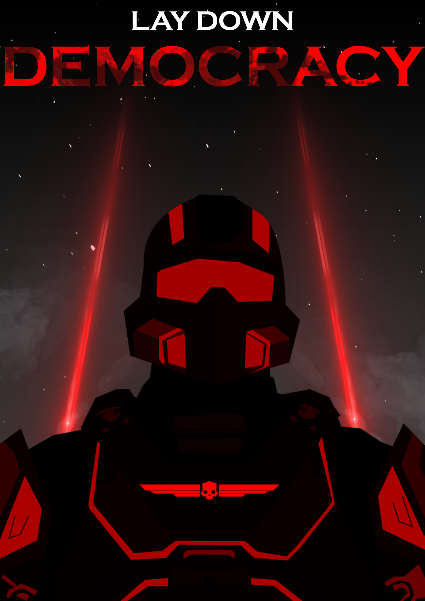 Helldivers 2┃Lay Down Democracy Poster – Hellposters